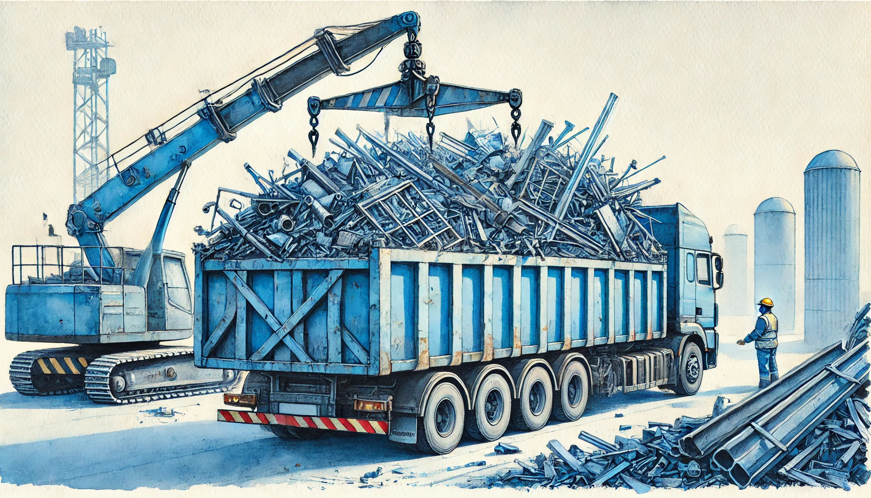 Metal waste export and recycling across Europe